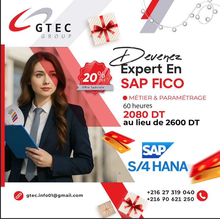 Formation SAP FICO Finance et Controle de Gestion | Proxity.tn